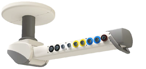 MEDISPACE spring arm distribution system for OR